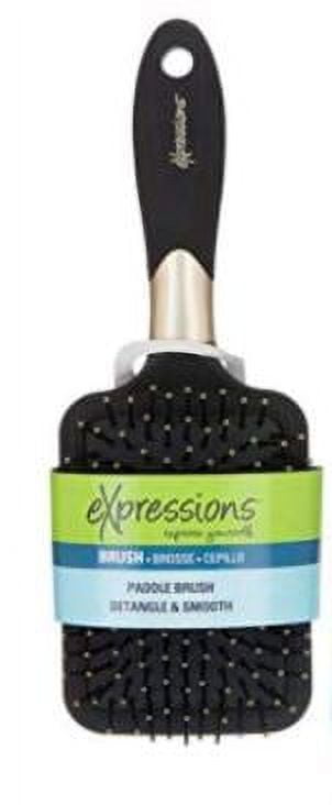 Expressions Value Pack Pro Hairbrush – 1 Paddle Brush, Rubberized Grip ...