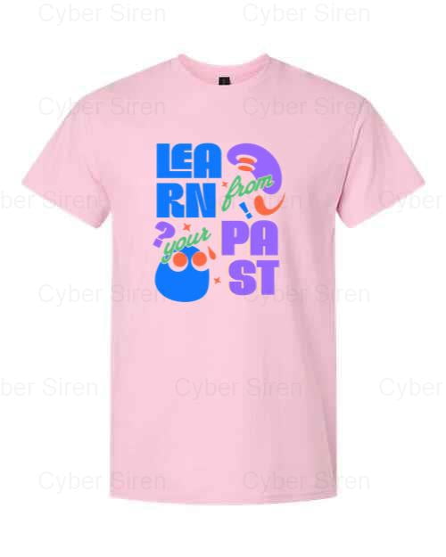 Expressive Bold And Colorful Typography Art Statement Design T Shirt ...