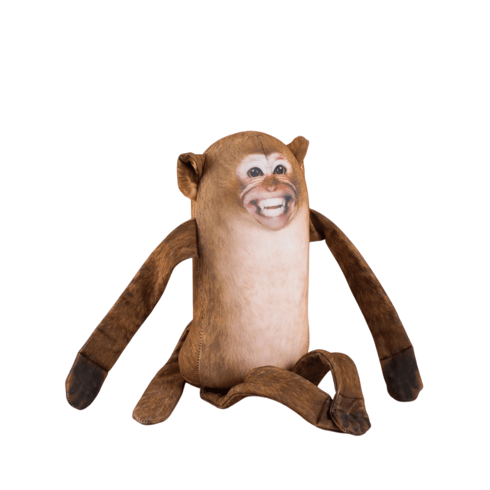 Expressive Monkey Plush Doll, Realistic Animal Stuffed Figure, Soft ...