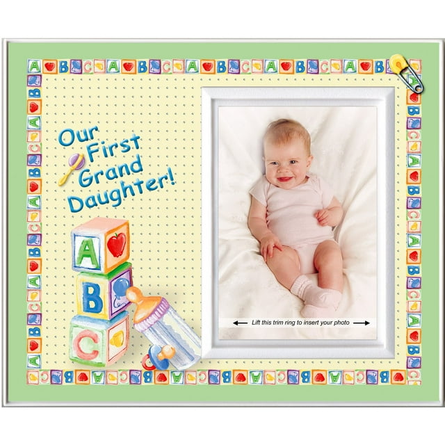 Expressly Yours! "Our First Granddaughter" Picture Frame Keepsake Gift ...