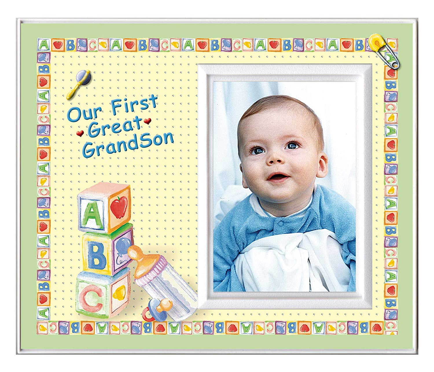 Expressly Yours! "Our First Great Grandson" Picture Frame Keepsake Gift ...