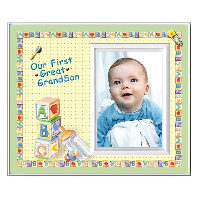 Expressly Yours! "Our First Great Grandson" Picture Frame Keepsake Gift ...