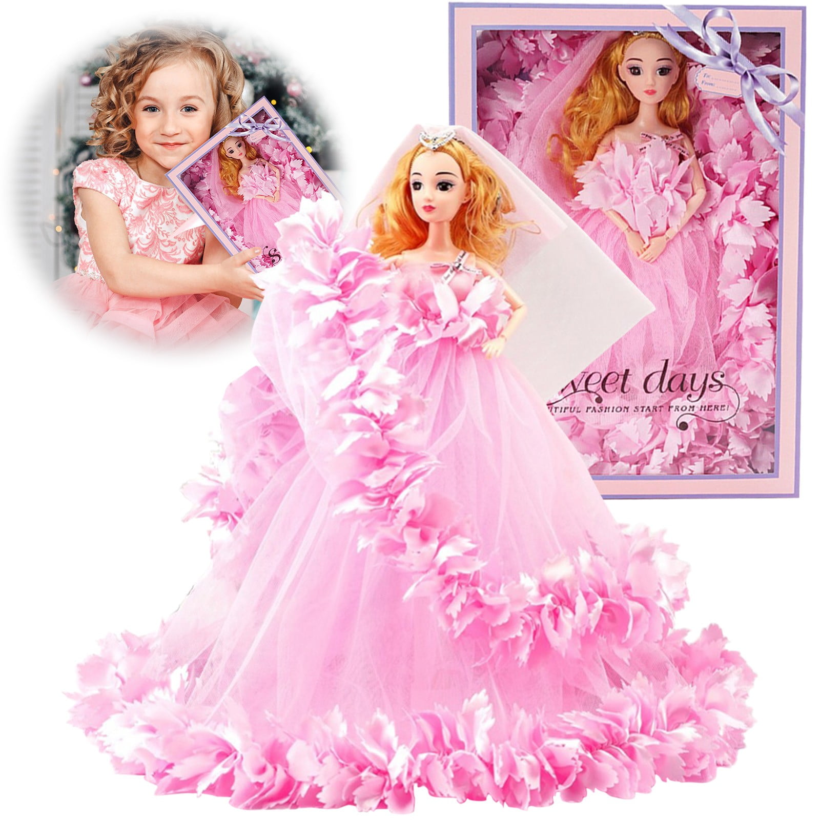 Expuqsift 1 Pack Dolls & Accessories,Sweet Days Doll With Blonde Hair ...