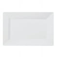 Exquisite 11.5 Inch. White Rectangular Premium Plastic Plates - 40 ...