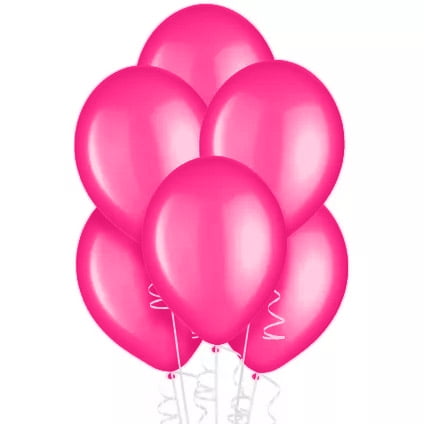 Exquisite 12" Cerise Bulk Pack Latex Balloons | 72 Count - Walmart.com