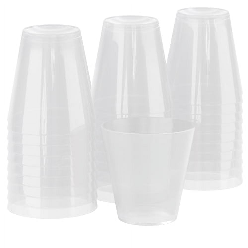 Exquisite 2 Oz. White Plastic Standard Shot Glasses - Set of 500 ...