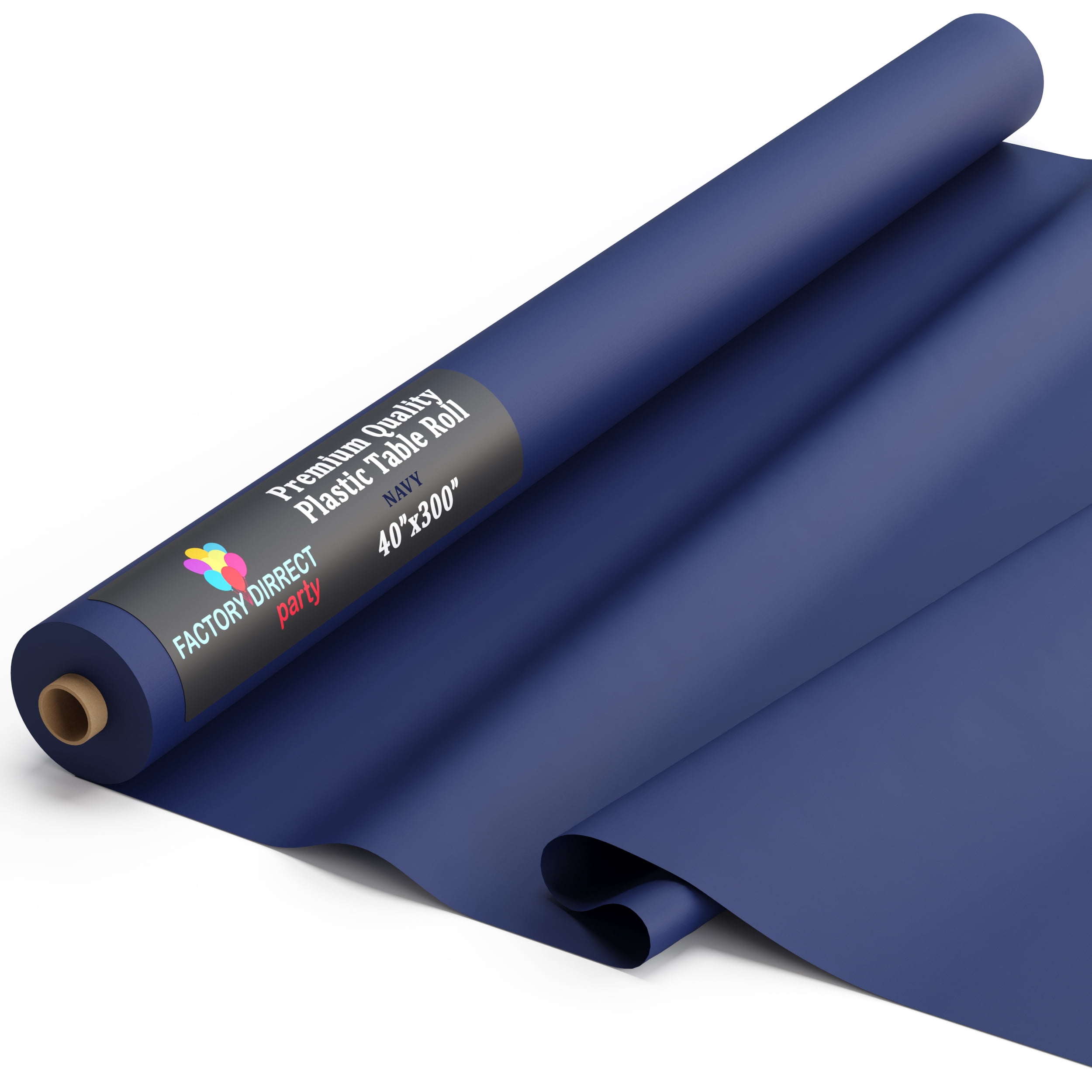 Exquisite Disposable Navy Blue Plastic Tablecloth Roll for Parties ...