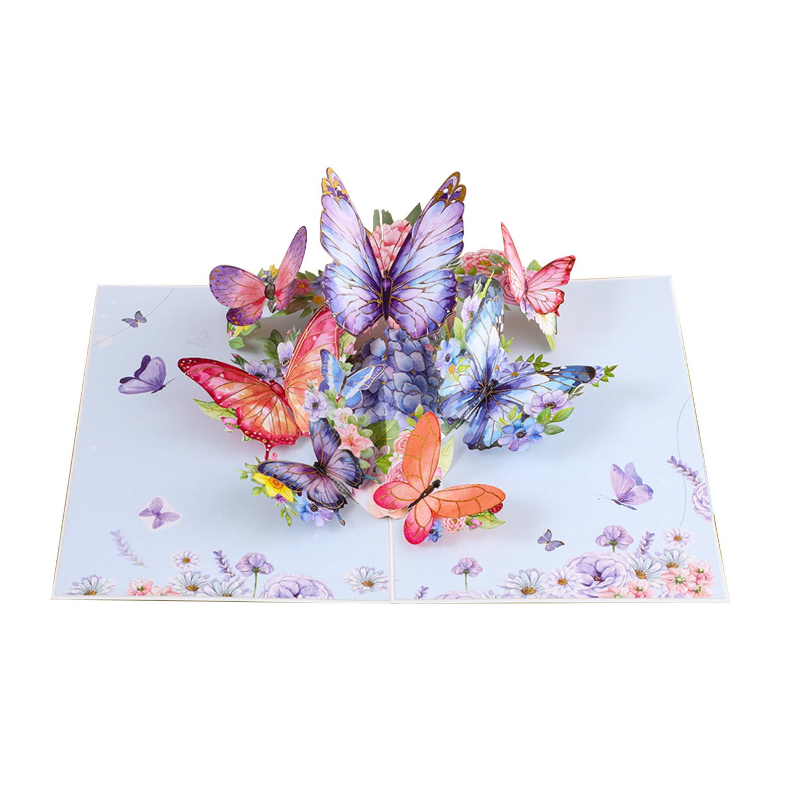 Exquisite 3D Butterfly Pop-Up Greeting Card Perfect for Birthdays ...
