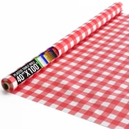 Exquisite 100ft x 40in Disposable White Plastic Tablecloth Rolls ...