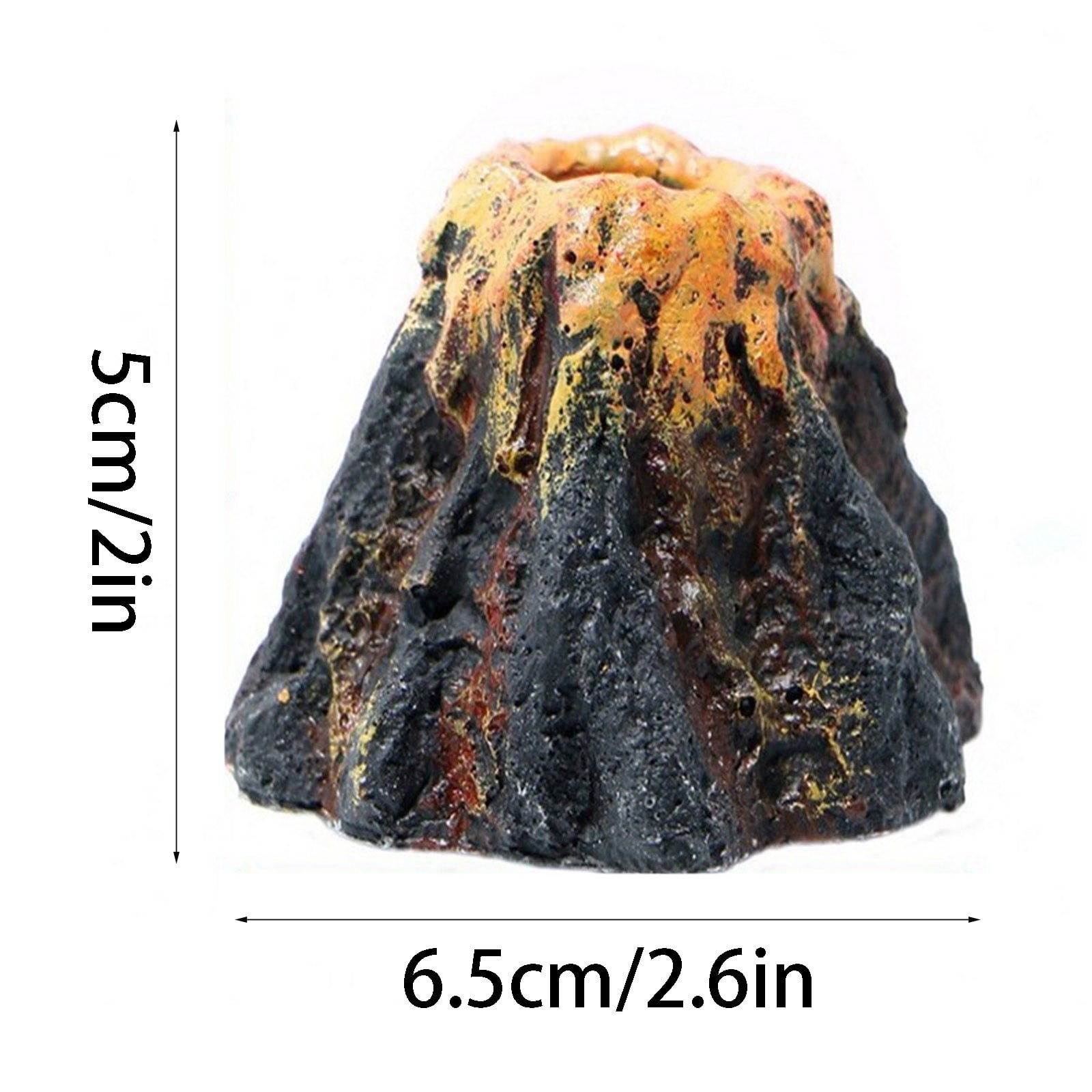 Exquisite Aquarium Water Tank Volcano Eruption Decorative Volcano Model ...
