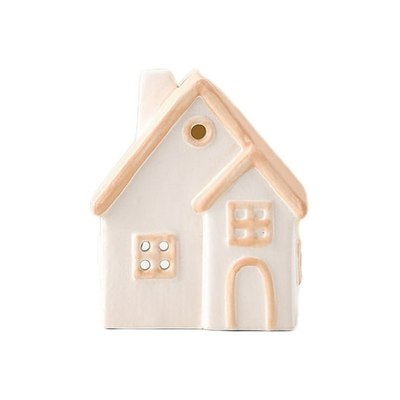 Exquisite Ceramic House Tealight Holder (3.7x3.2in) - Hand-Painted ...