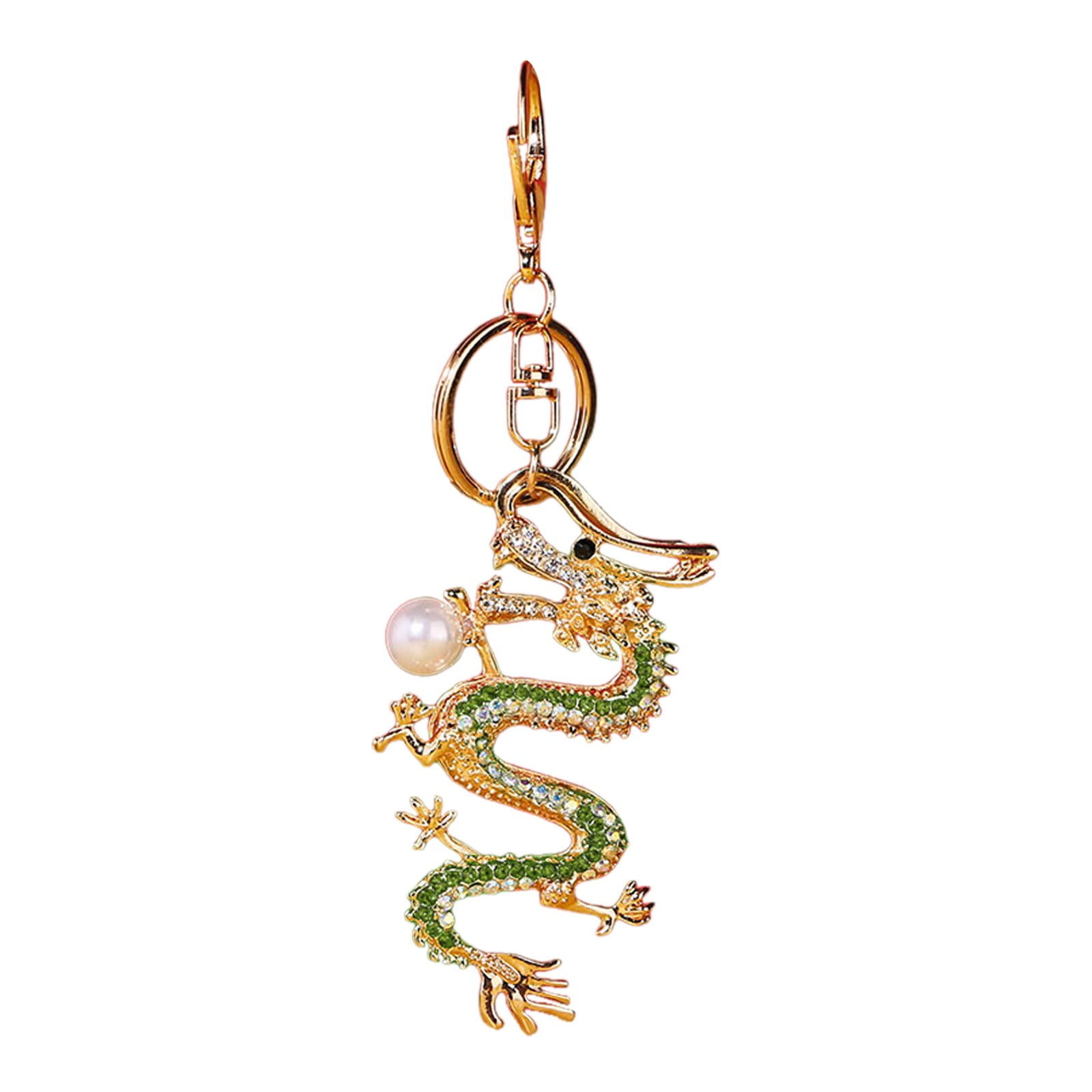Exquisite Chinese Dragon Keychain High Grade Metal With Glistening ...