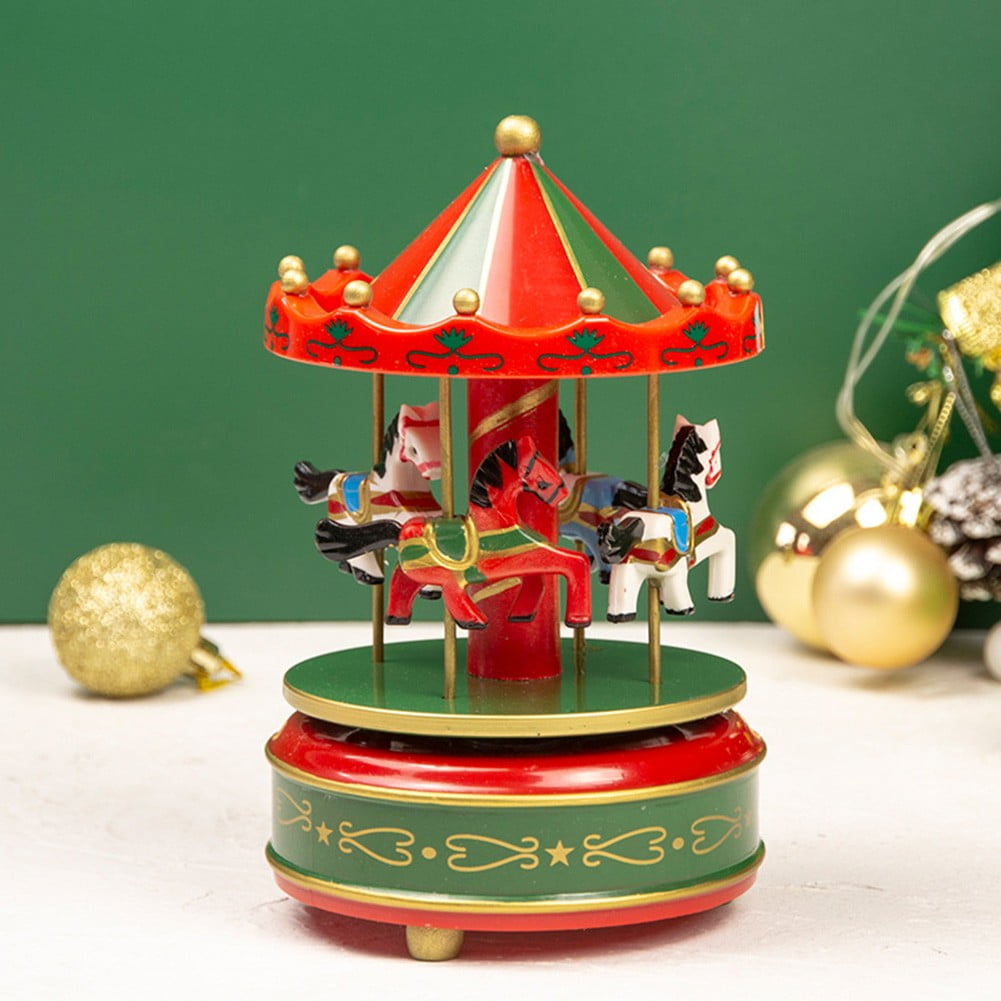 Exquisite Classic Carousel Music Box with Exceptional design for part ...