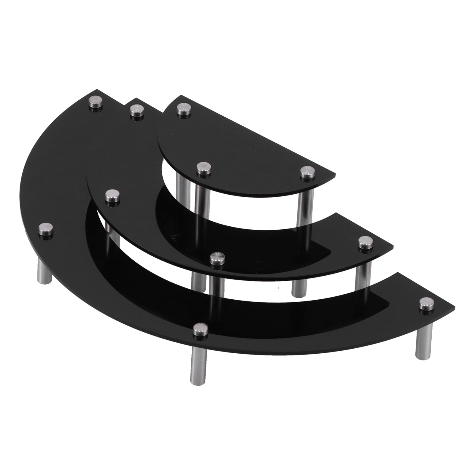 Exquisite Clear Display Acrylic Riser, Perfume Organizer With Silver ...