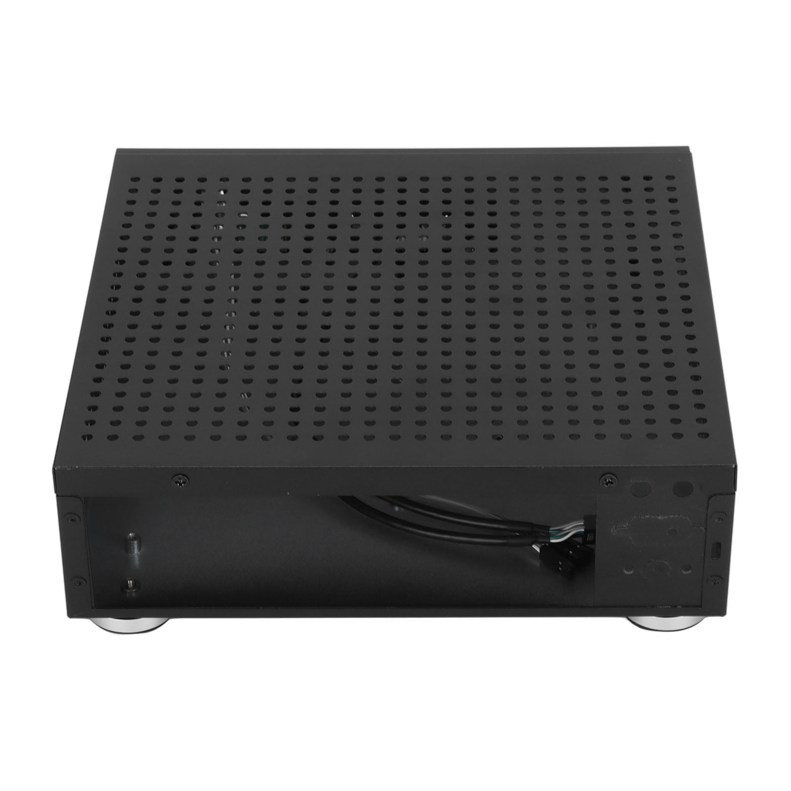 Exquisite Compact Mini ITX Case - This black desktop computer case is ...