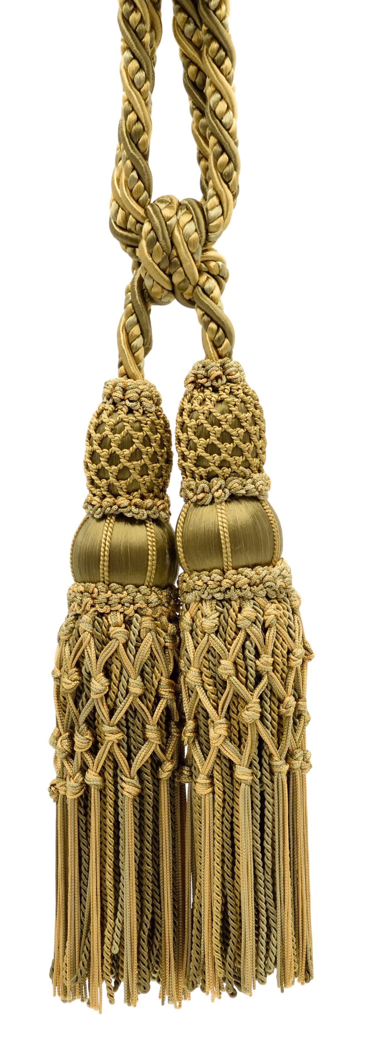 DECOPRO Exquisite Curtain & Drapery Double Tassel Tieback Elegantly ...