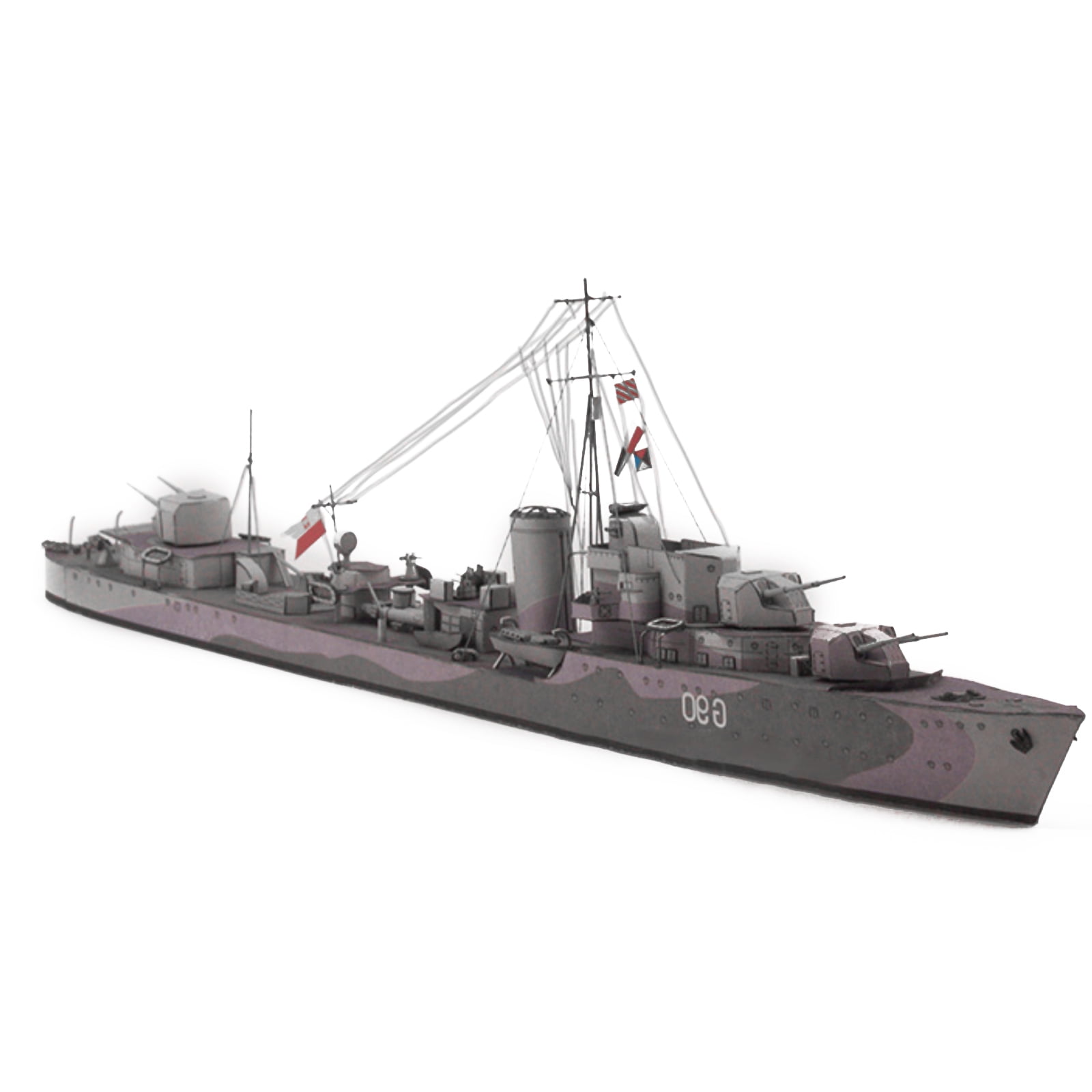 Exquisite Destroyer Paper Model Replica for Collectors for Display or ...