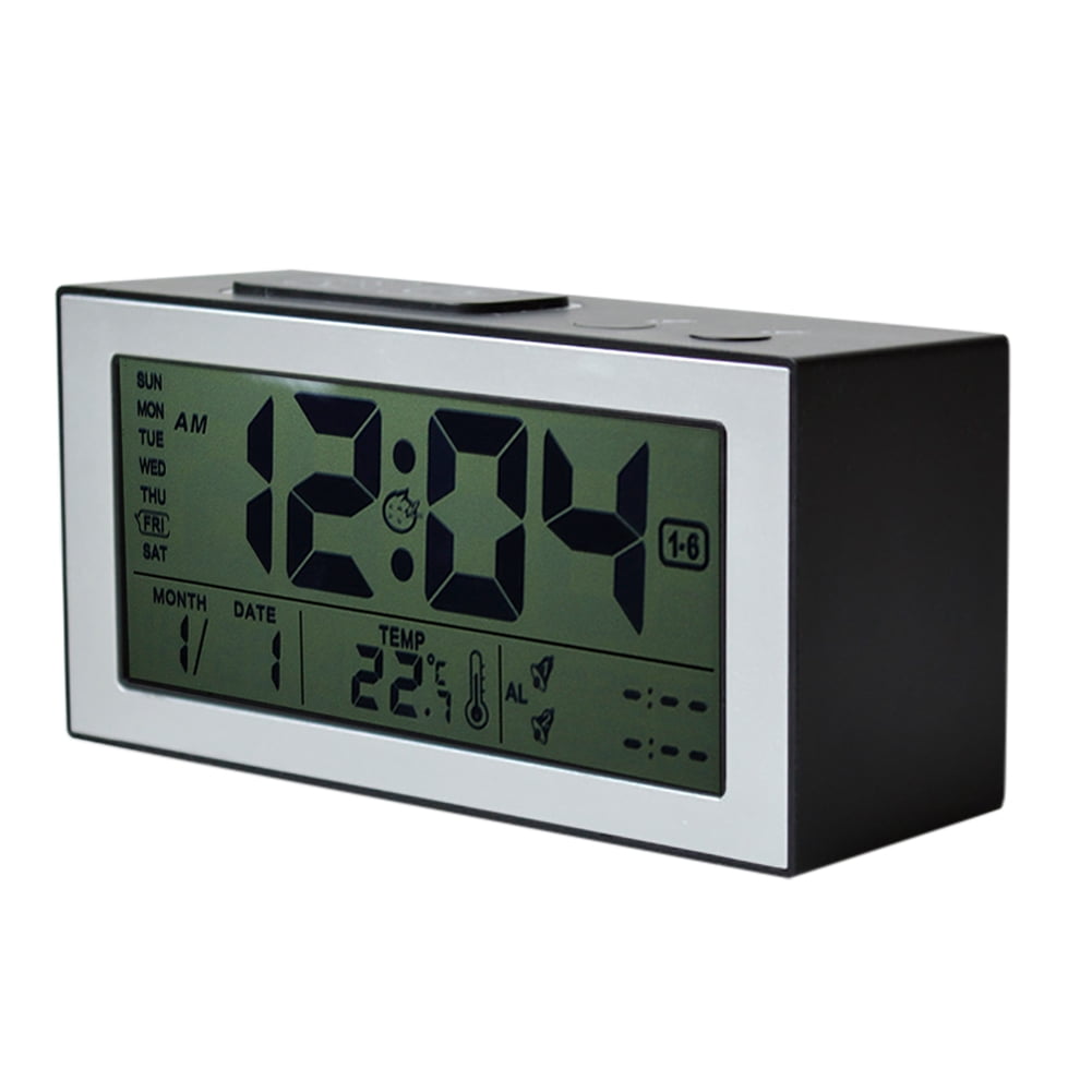 Exquisite DigitalElectronic Desk Table Alarm Clock Temperature Date ...