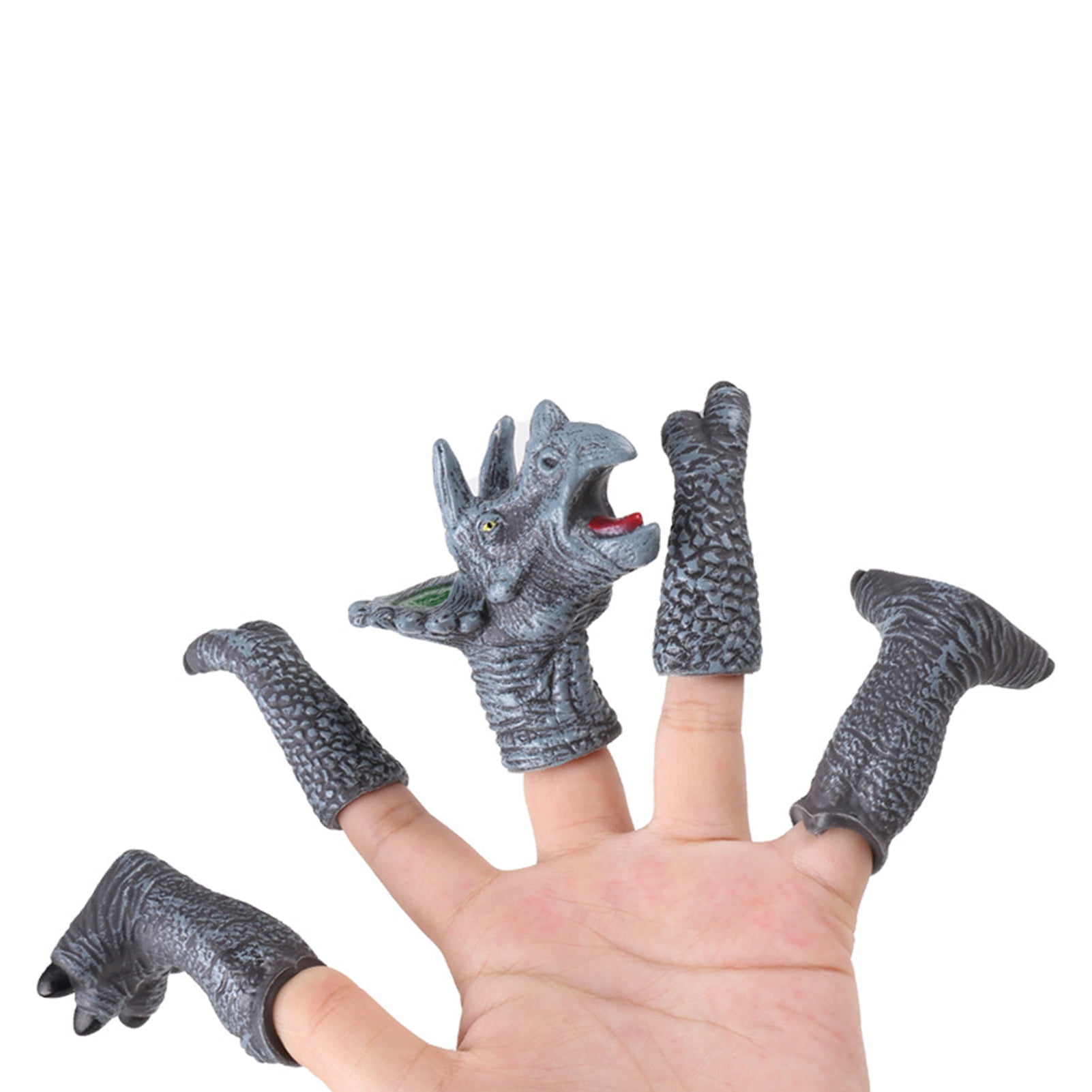 Exquisite Dinosaur Hand Puppet Toy - Fun Texture, Role-playing, Vinyl ...