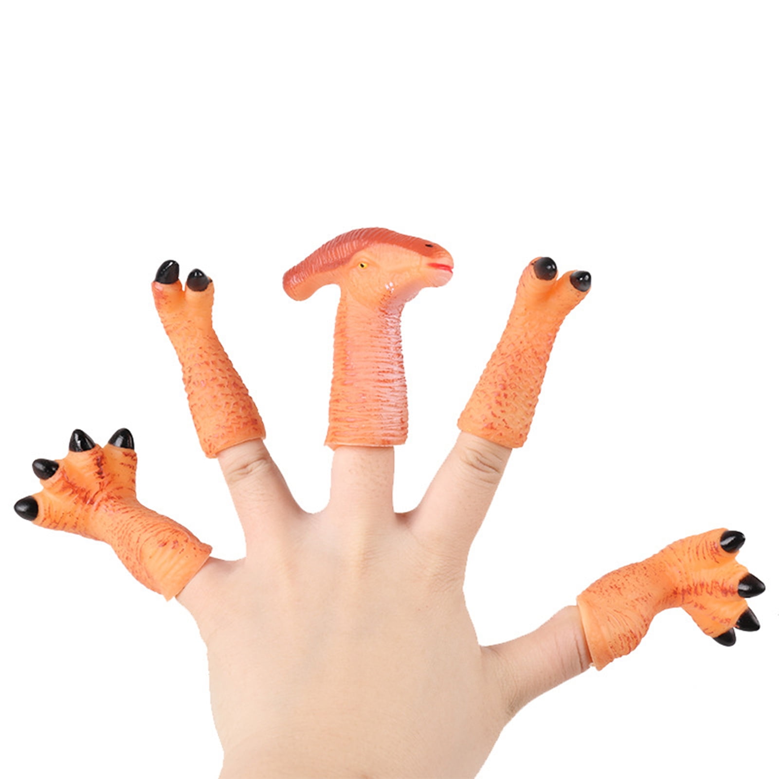 Exquisite Dinosaur Hand Puppet Toy - Fun Texture, Role-playing, Vinyl ...