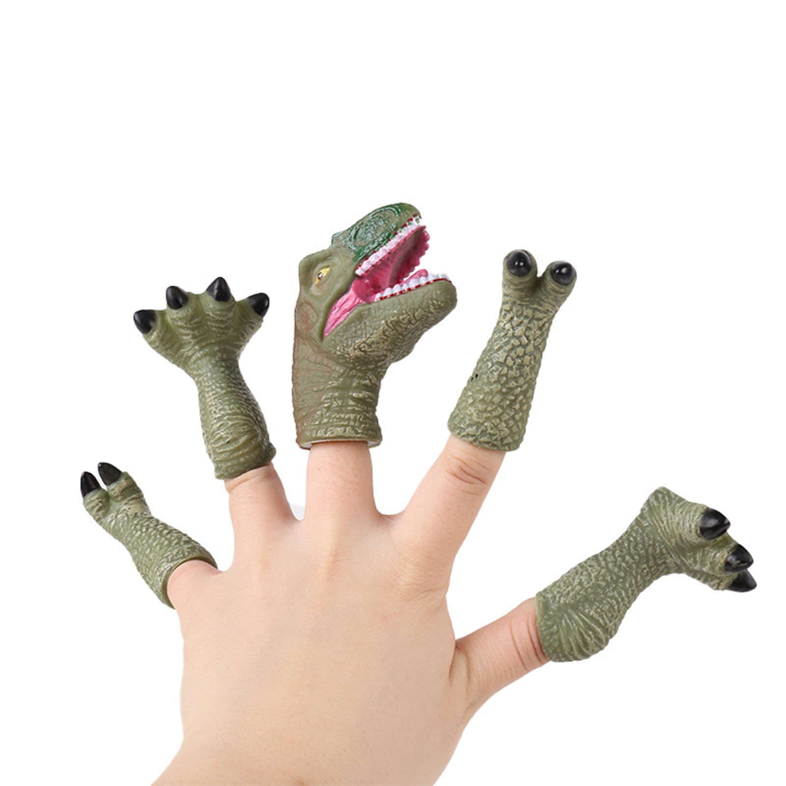 Exquisite Dinosaur Hand Puppet Toy - Fun Texture, Role-playing, Vinyl ...