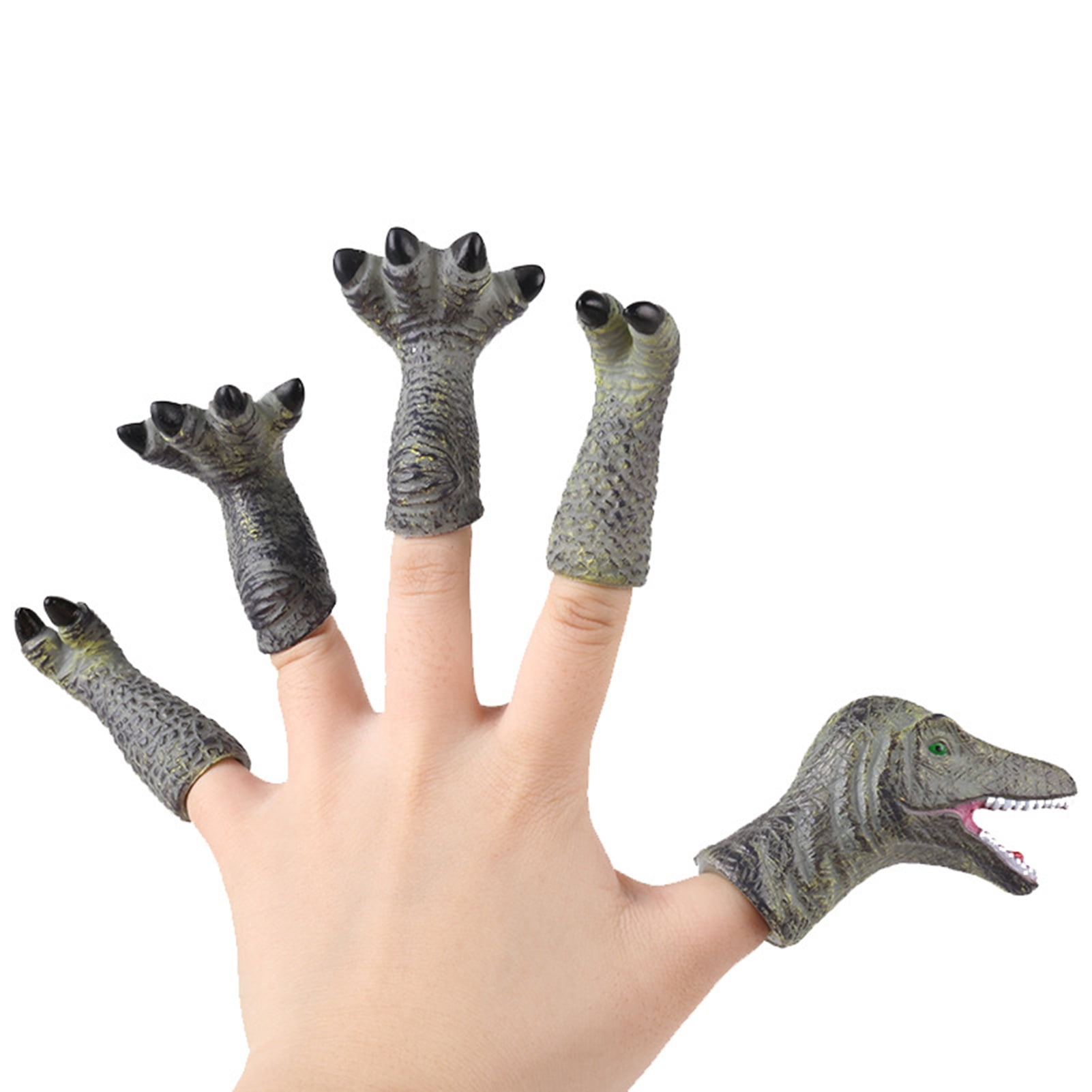Exquisite Dinosaur Hand Puppet Toy - Fun Texture, Role-playing, Vinyl ...