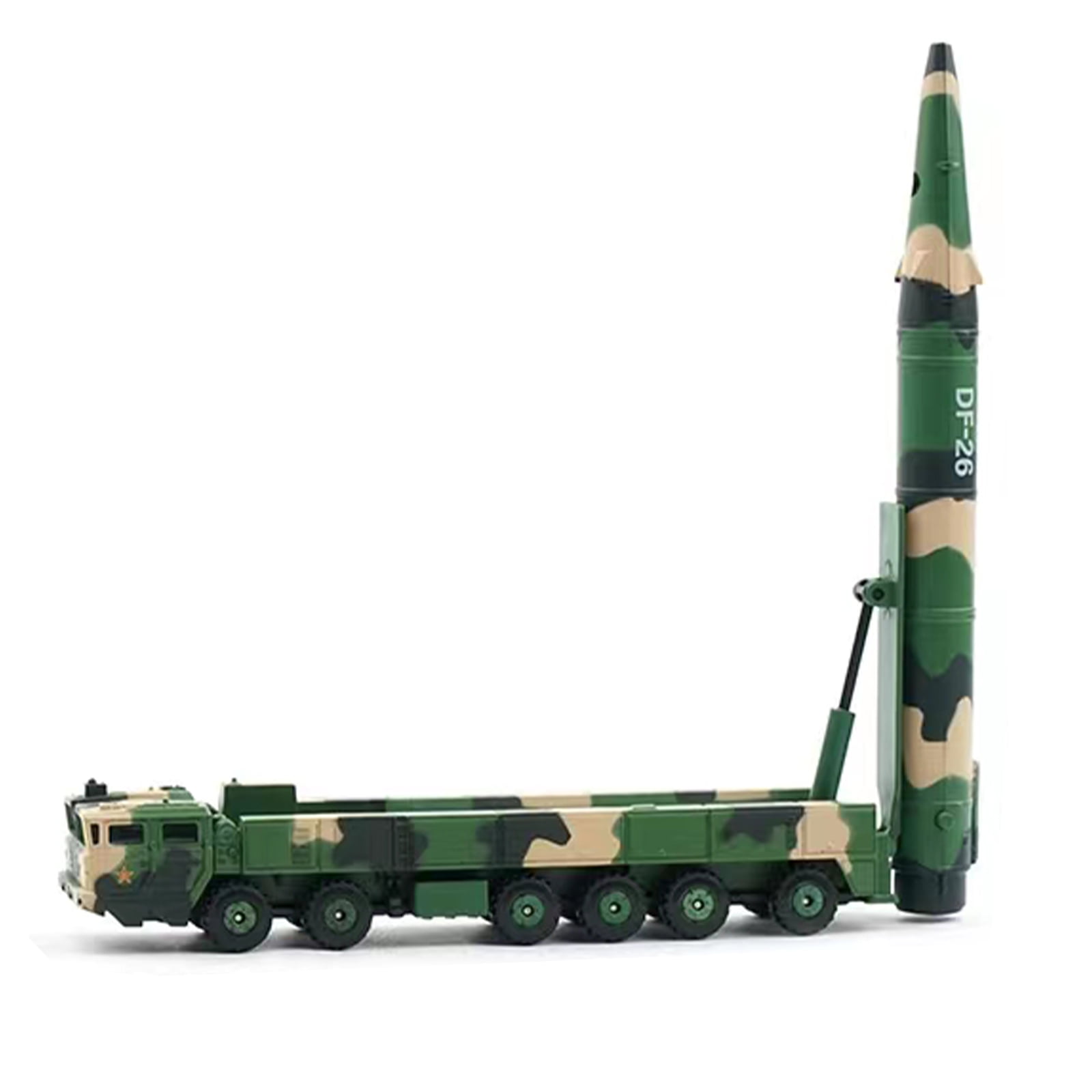 Exquisite Dongfeng 26 Nuclear Missile Car Model Detailed 1/100, Retro ...