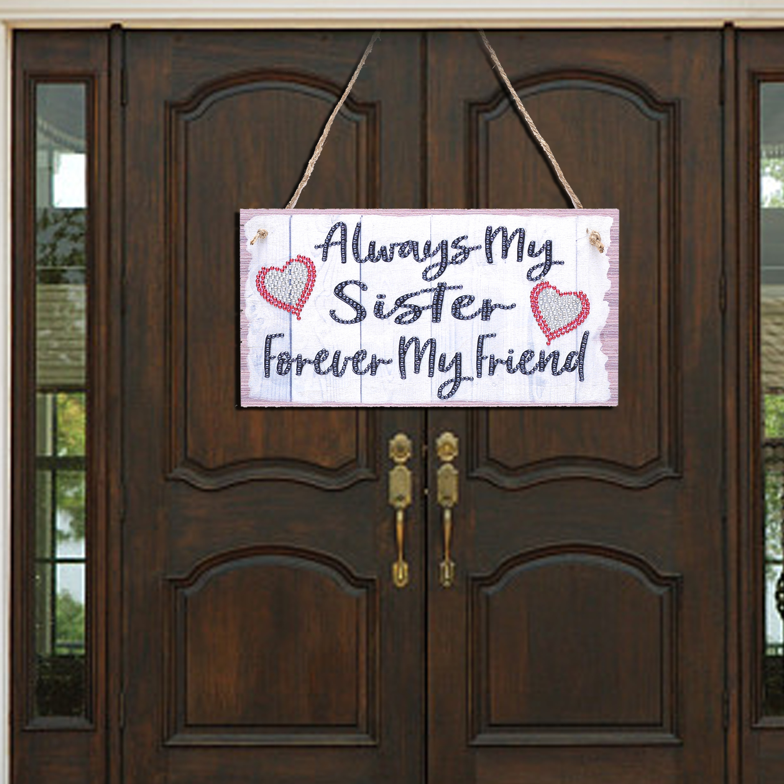 Exquisite Door Hanging Sign - Front Porch Welcome Diamond Painting Tag ...