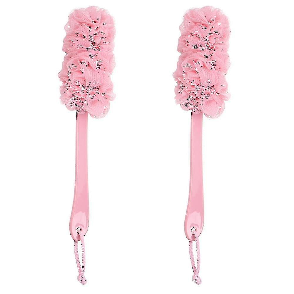 Exquisite Exfoliating Back Scrubber For Shower, Loofah On A Stick With ...