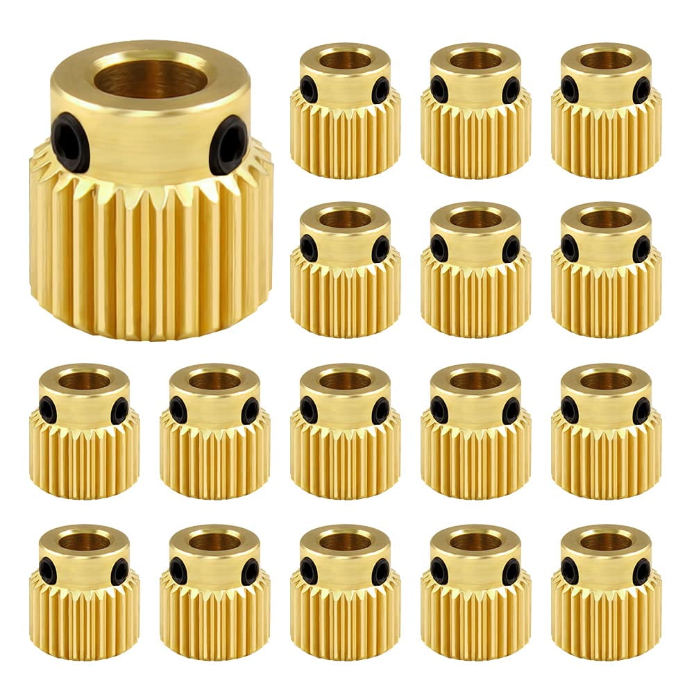 Exquisite Extruder Drive Gear, Brass Craftsmanship Elevates Your 3D ...