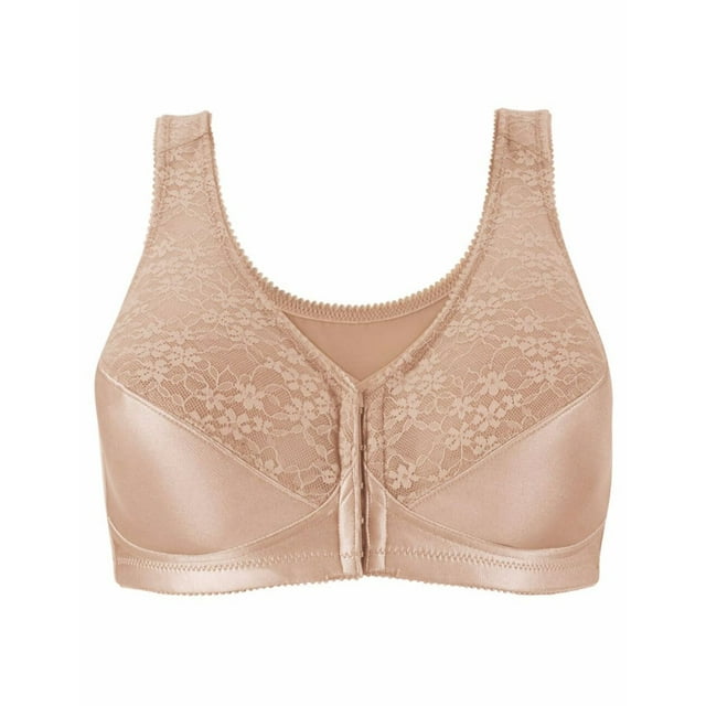 Exquisite Form FULLY® Front Close Wirefree Posture Bra with Lace ...