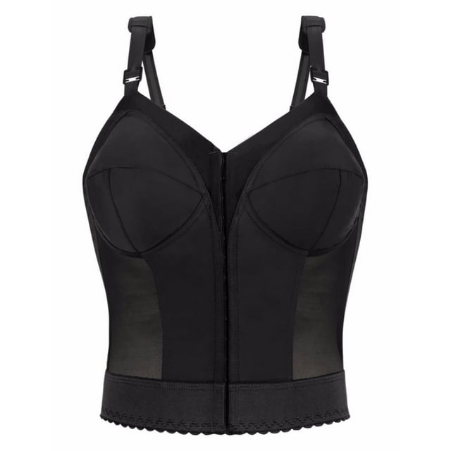 Exquisite Form Fully® Front Close Wirefree Longline Posture Bra - Style ...