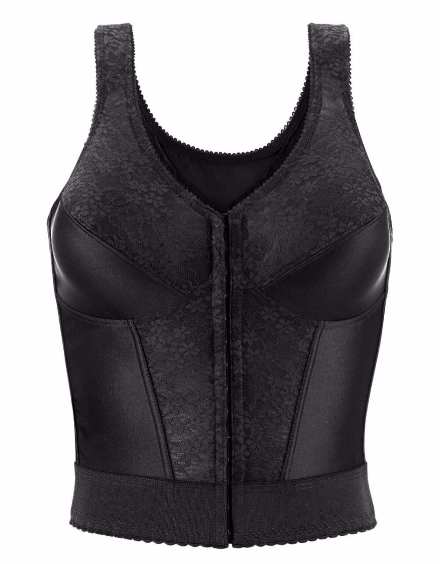 Exquisite Form Fully® Front Close Longline Posture Bra, Lace, Wireless ...