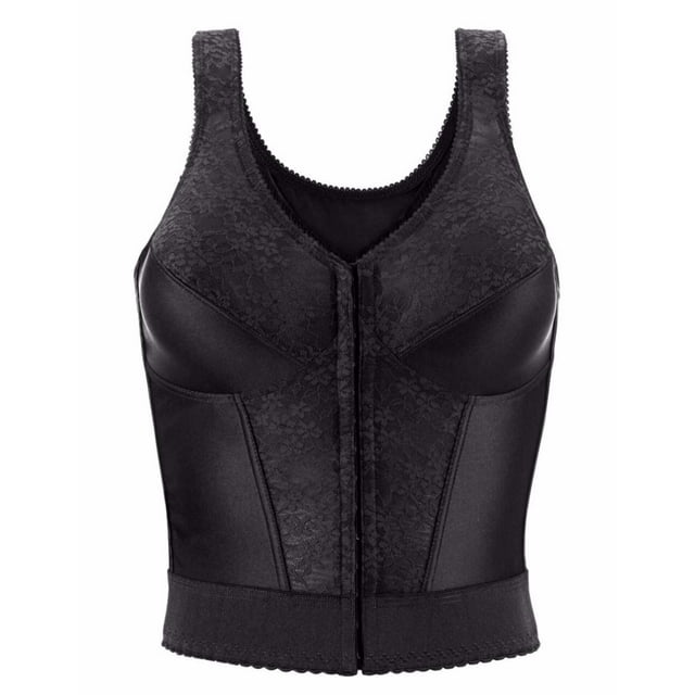 Exquisite Form Fully® Front Close Longline Posture Bra, Lace, Wireless ...