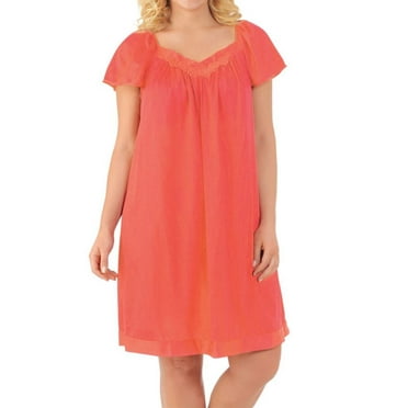 Exquisite Form - Women's Sleeveless Short Nightgown - Style 30107 ...