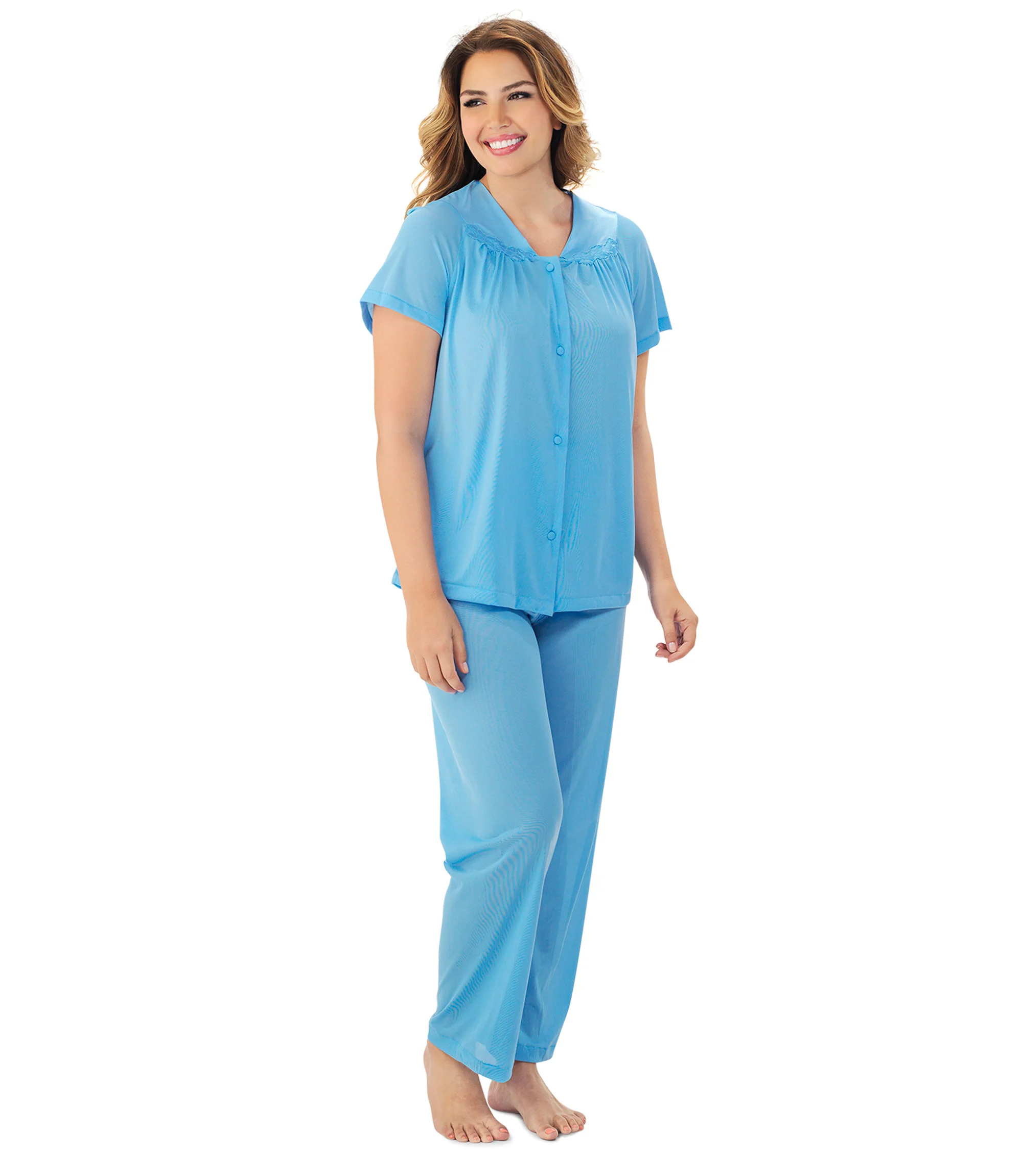 Exquisite Form - Women's Short Sleeve Pajama - Style 90107 - Walmart.com