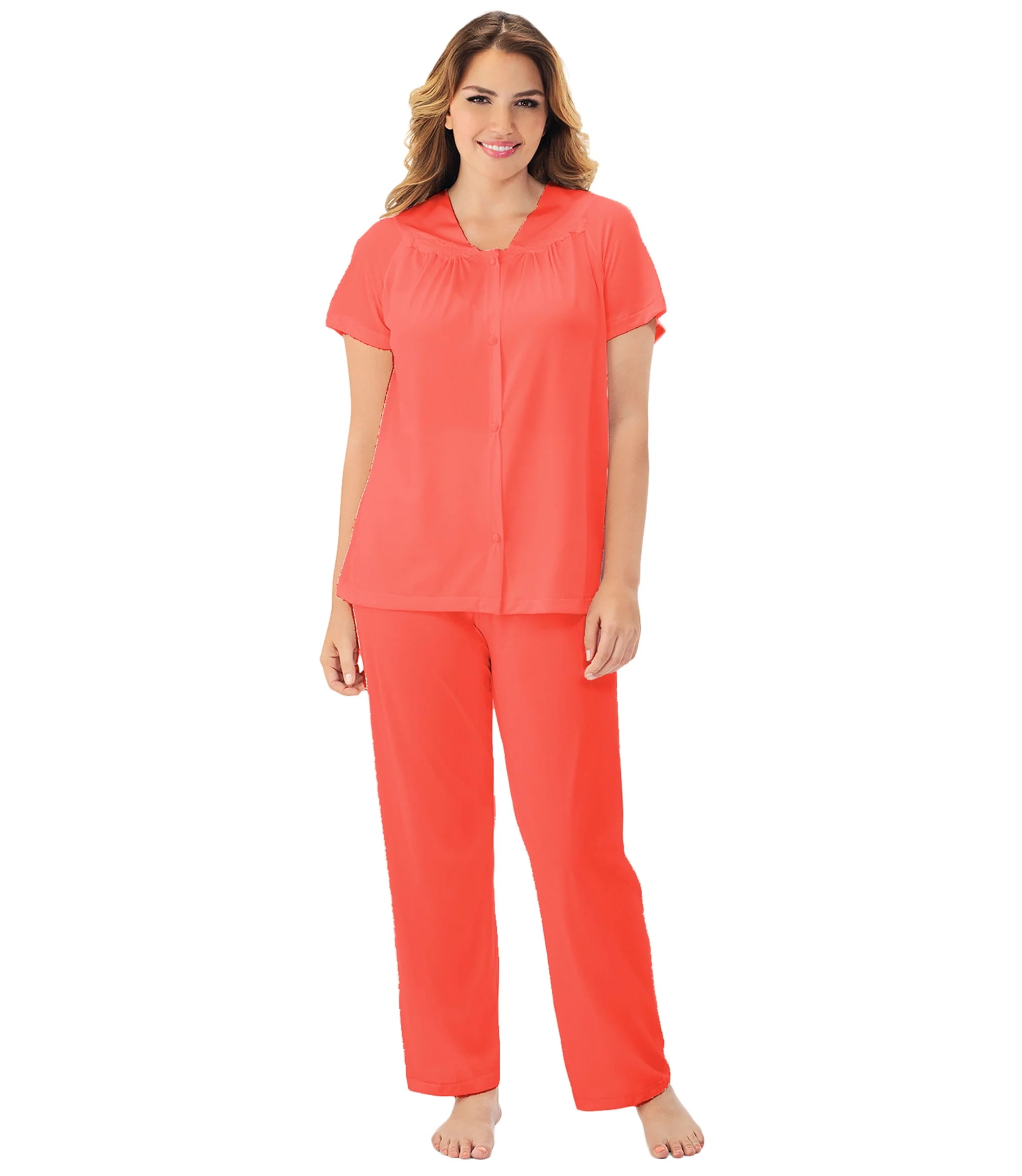Exquisite Form - Women's Short Sleeve Pajama - Style 90107 - Walmart.com