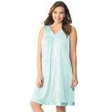 Exquisite Form - Lightweight Women's Sleeveless Short Nightgown - Style ...