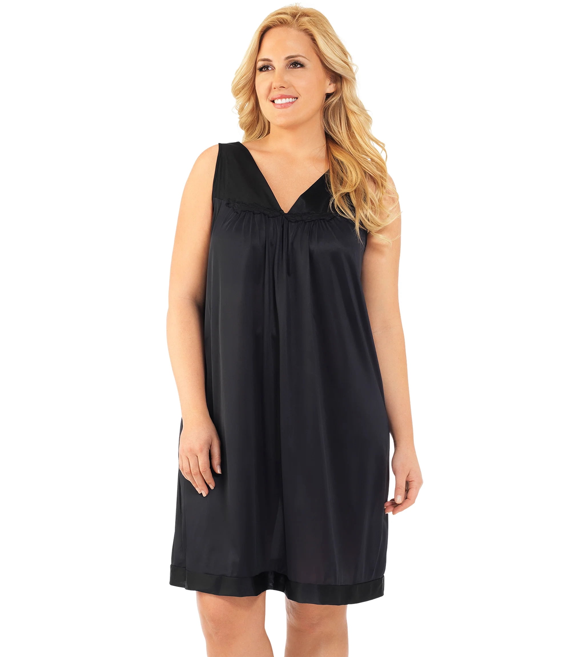 Exquisite Form - Women's Sleeveless Short Nightgown - Style 30107 ...