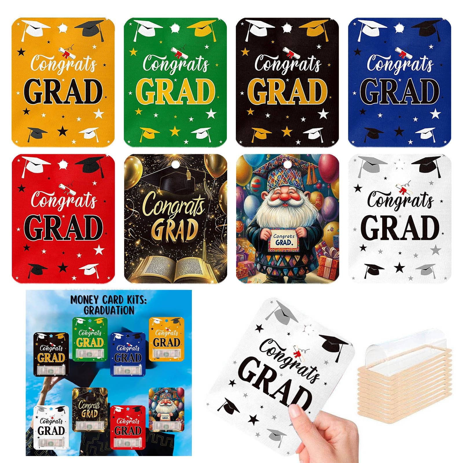 Exquisite Graduation Cards Wallet Greeting Card 8 Pcs Blank ...