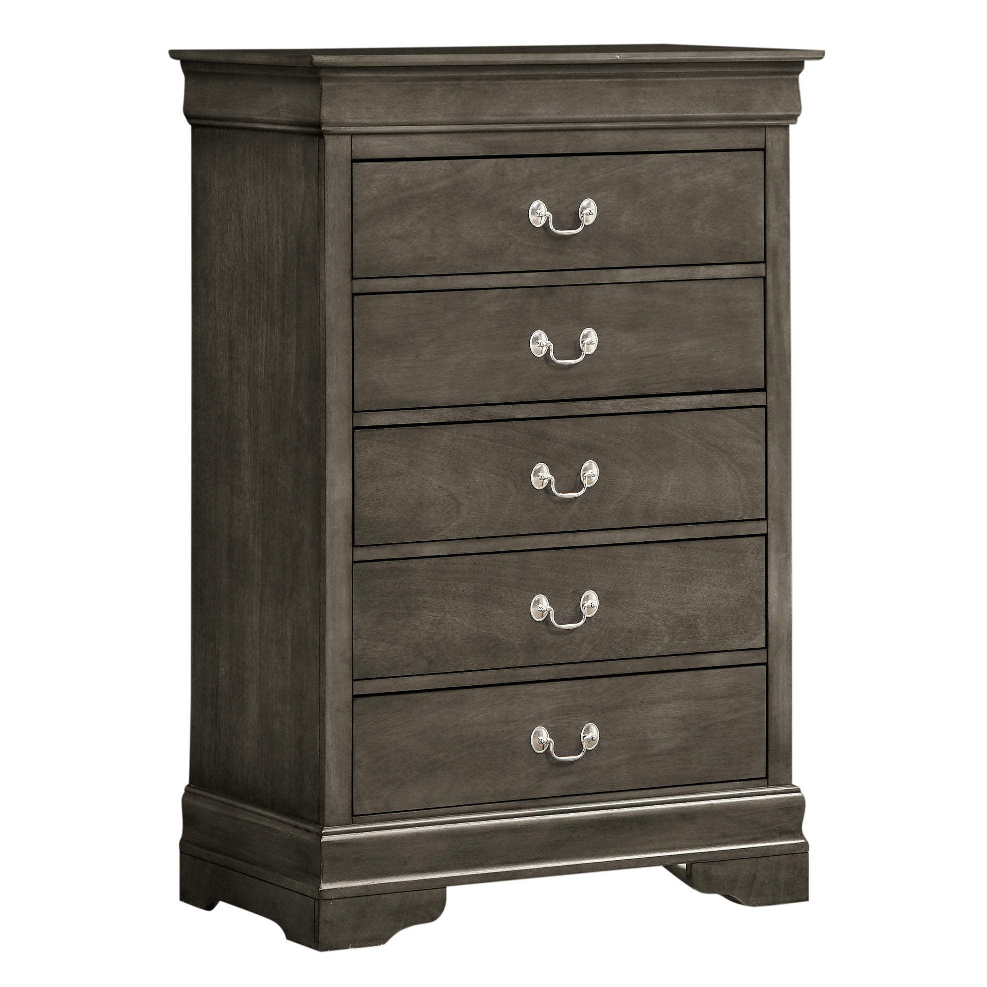 Exquisite Gray Bedroom Chest Furniture - Classic Elements, Metal ...
