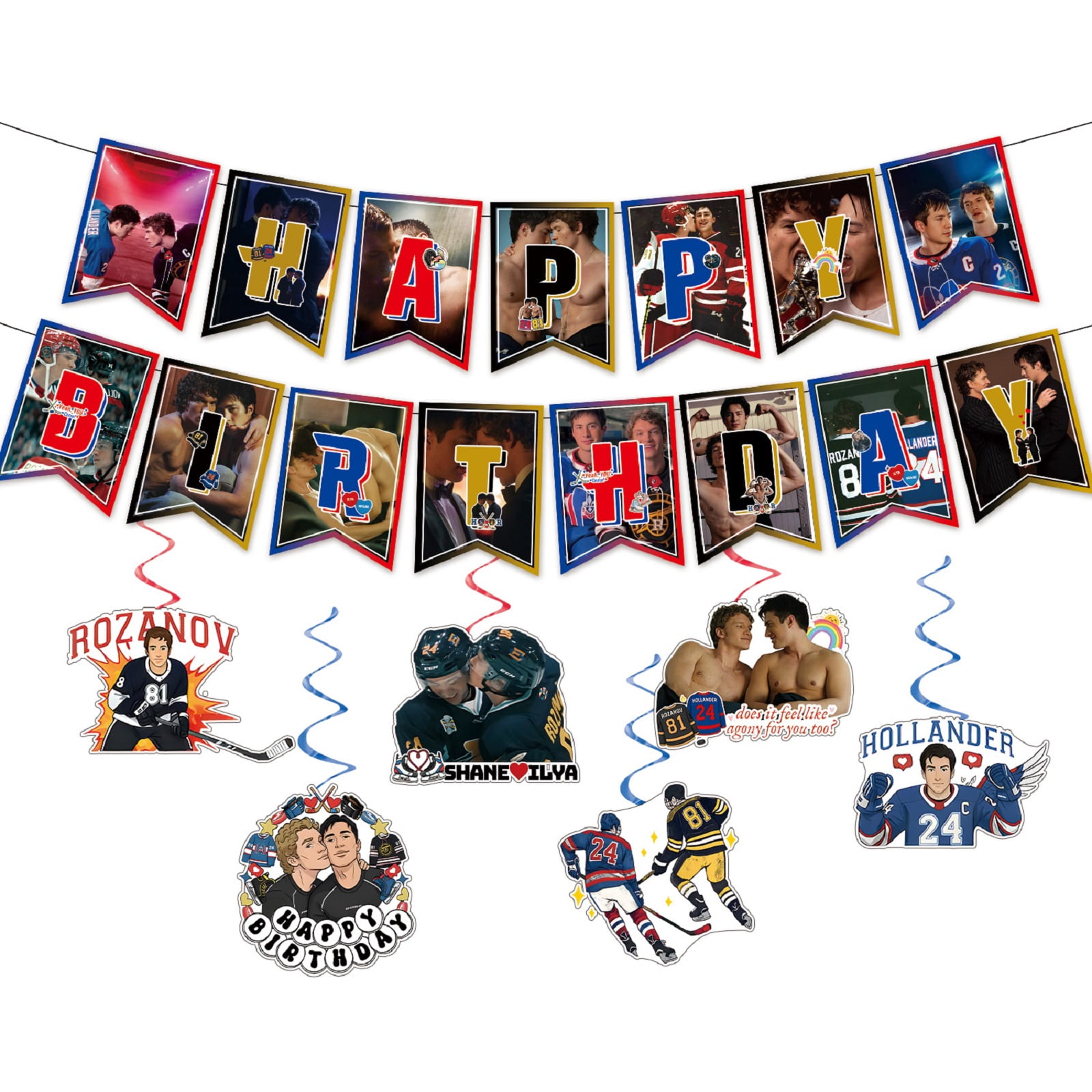 Exquisite Heated Rivalry Party Supplies Birthday Party Decorations with ...