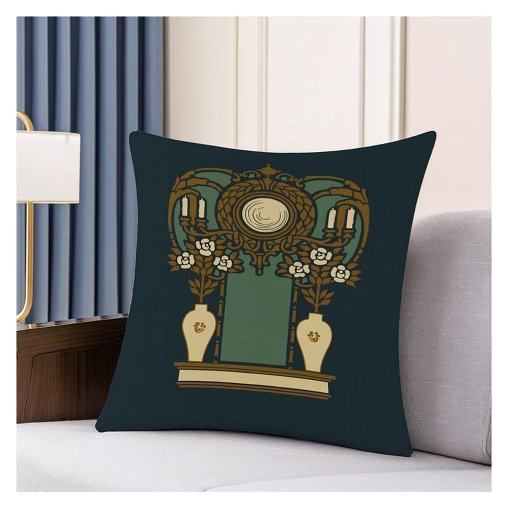 Exquisite Luxury Arts & Crafts Sofa Cushion Cover + Insert in Multi ...