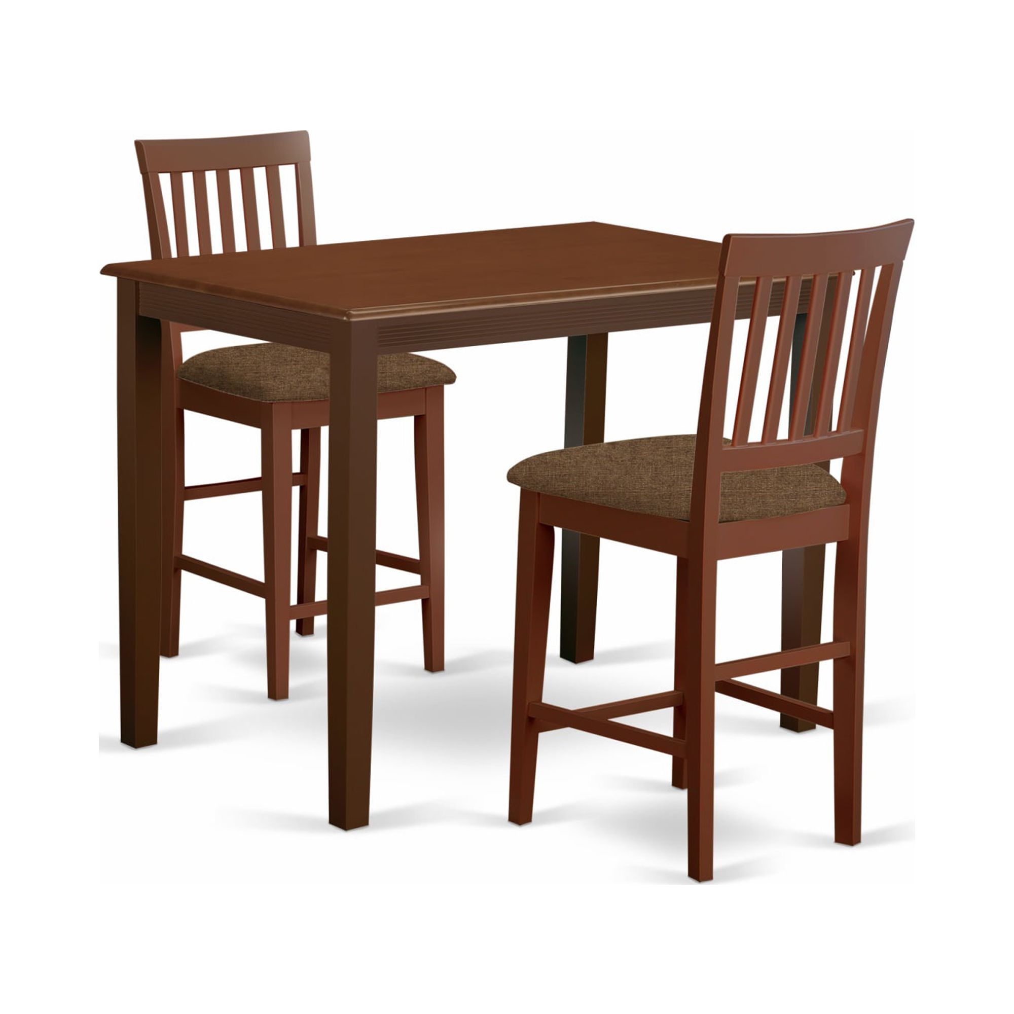 Exquisite Mahogany Counter Height Table Set - Comfortable & Intimate ...