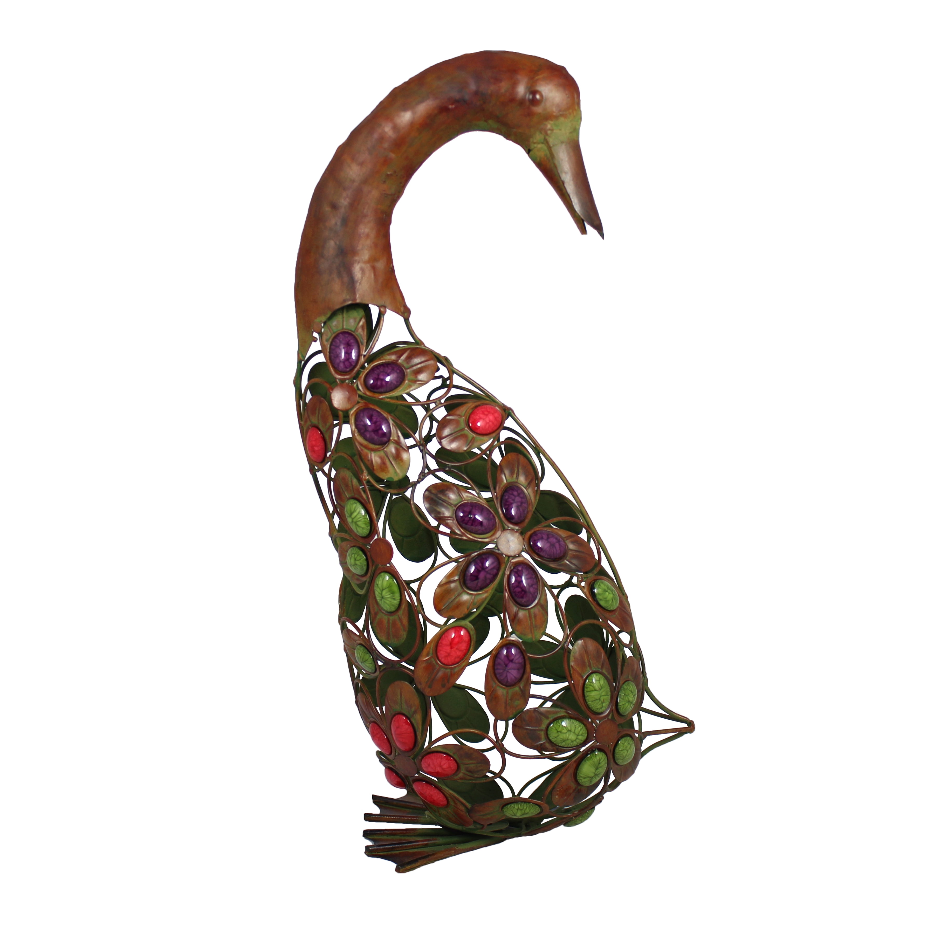 Exquisite Metal Duck Decor With Stones - Walmart.com