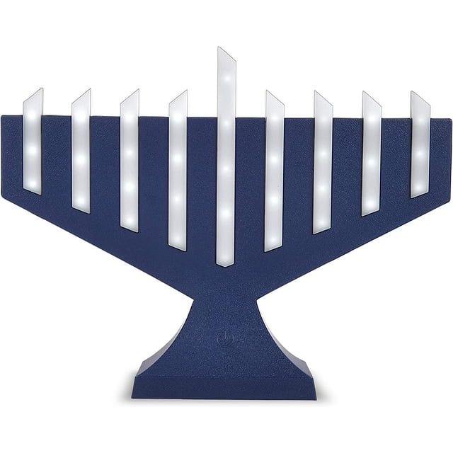 Zion Judaica LED Electric Menorah, Traditional Shape, Chic Design ...