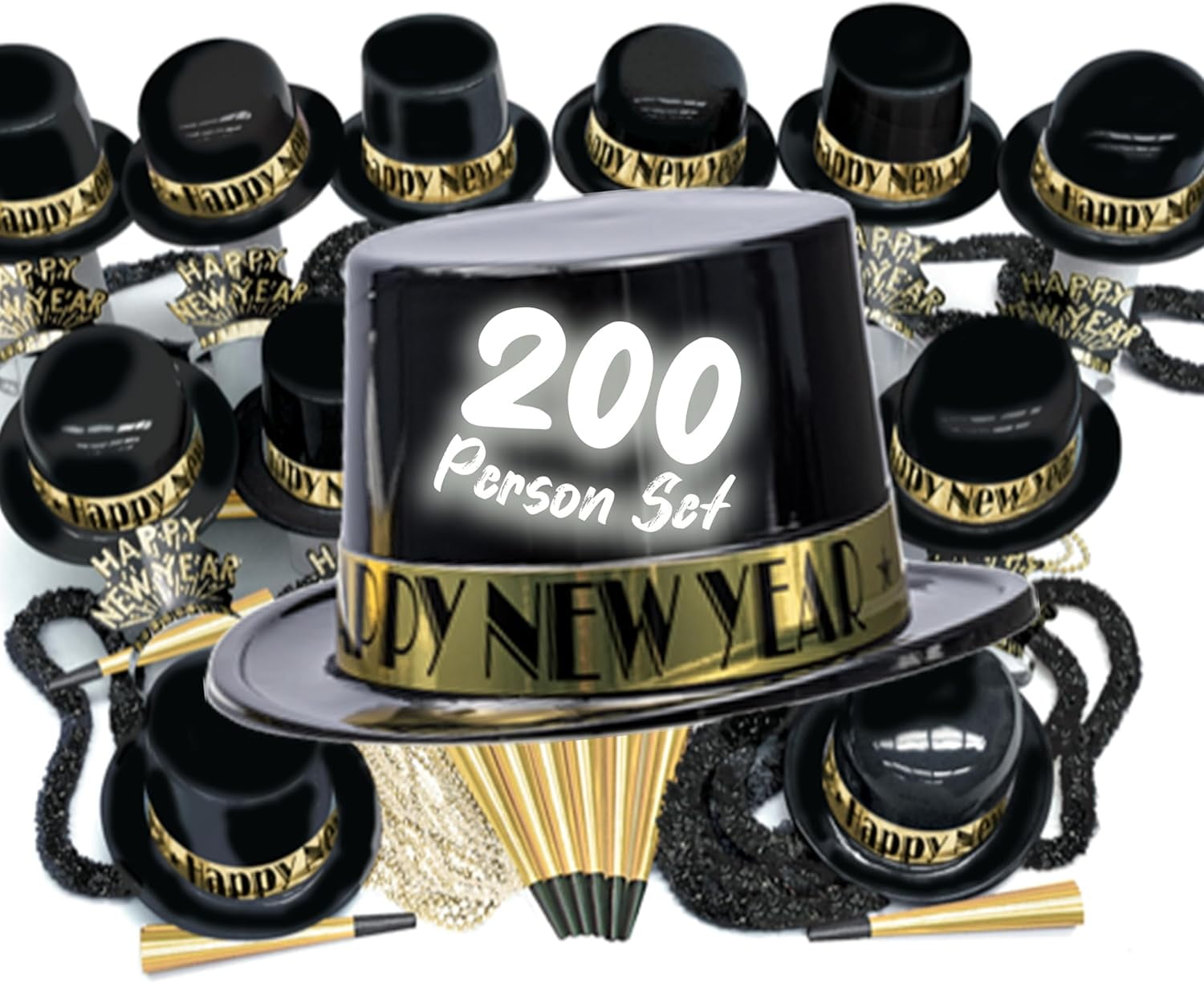 Crown Display 2026 New Year Party Favors Gold Showboat Set for 200 ...