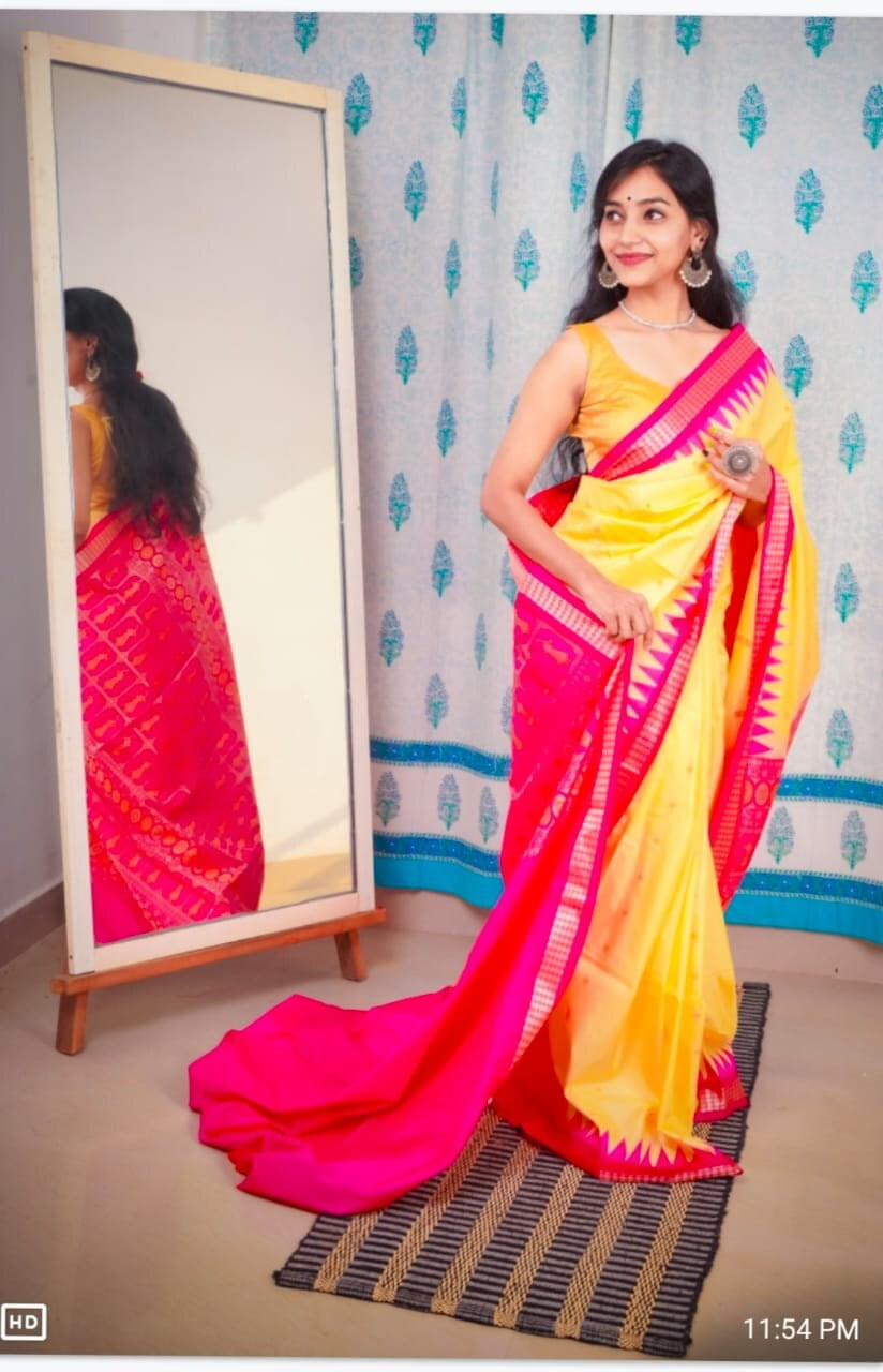 Exquisite Pasapali silk sarees from Odisha with intricate weaving ...