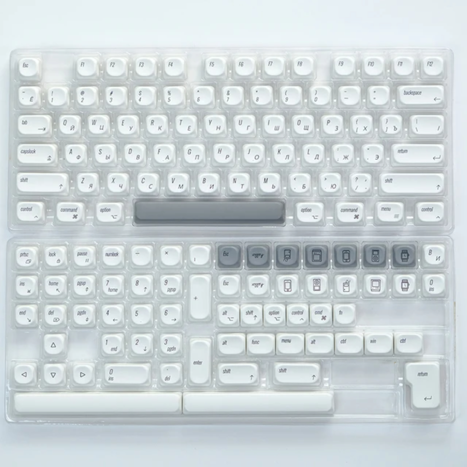 ”Exquisite and Radiant Glimmer MOA KOA Profile PBT Keycaps Set ...