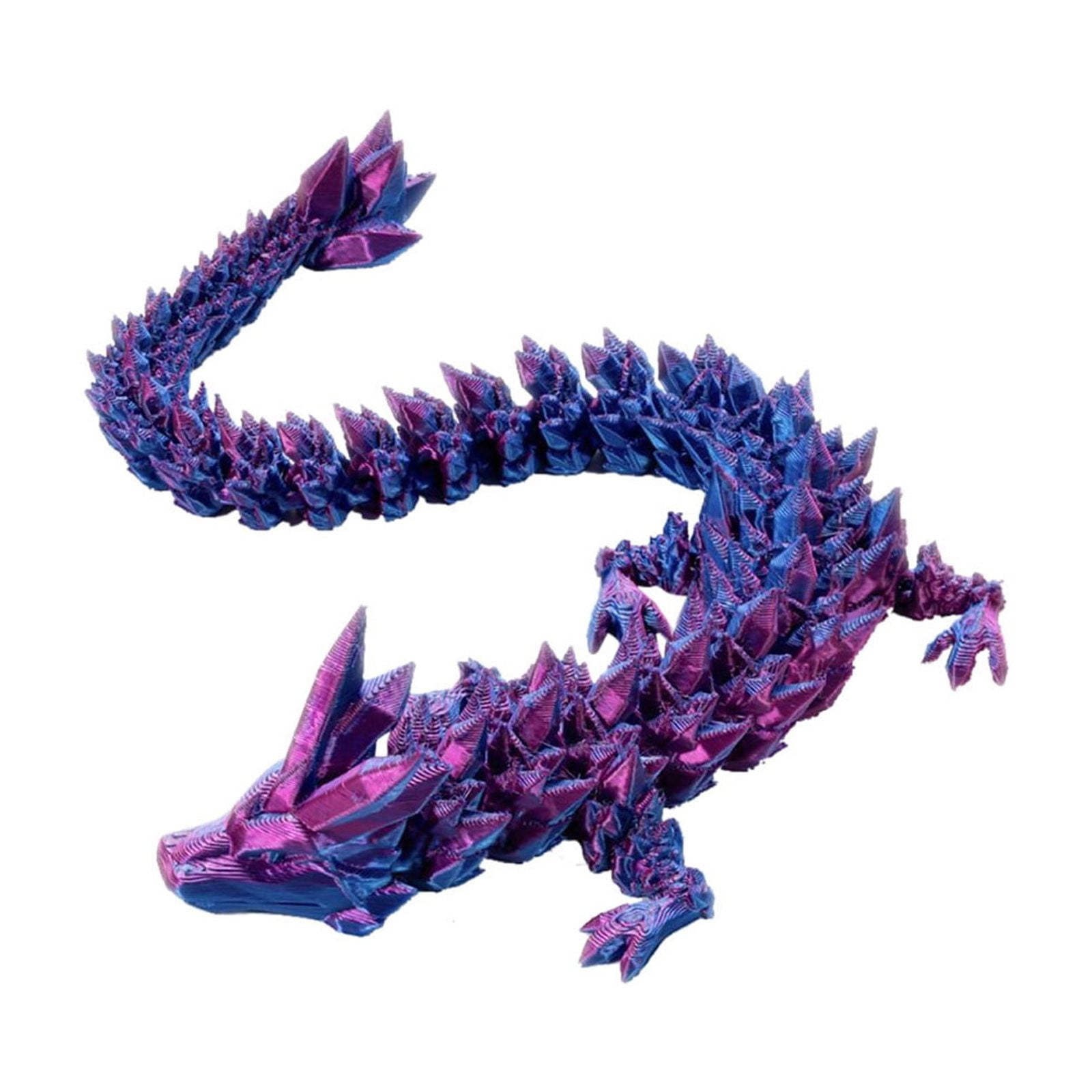 Exquisite Red Crystal Dragon Figurine Handcrafted Mythical Creature ...